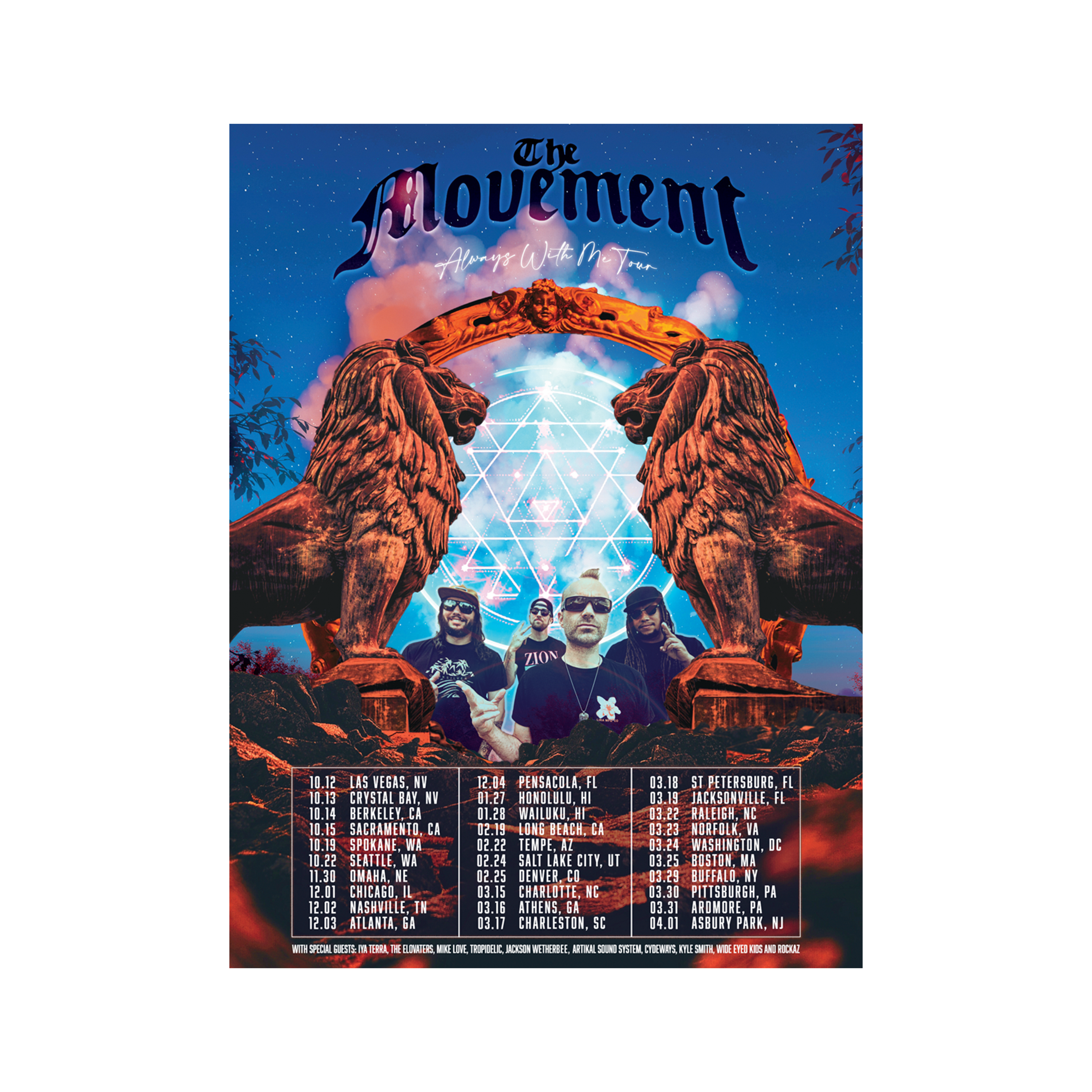 Always With Me Tour Poster – The Movement Store