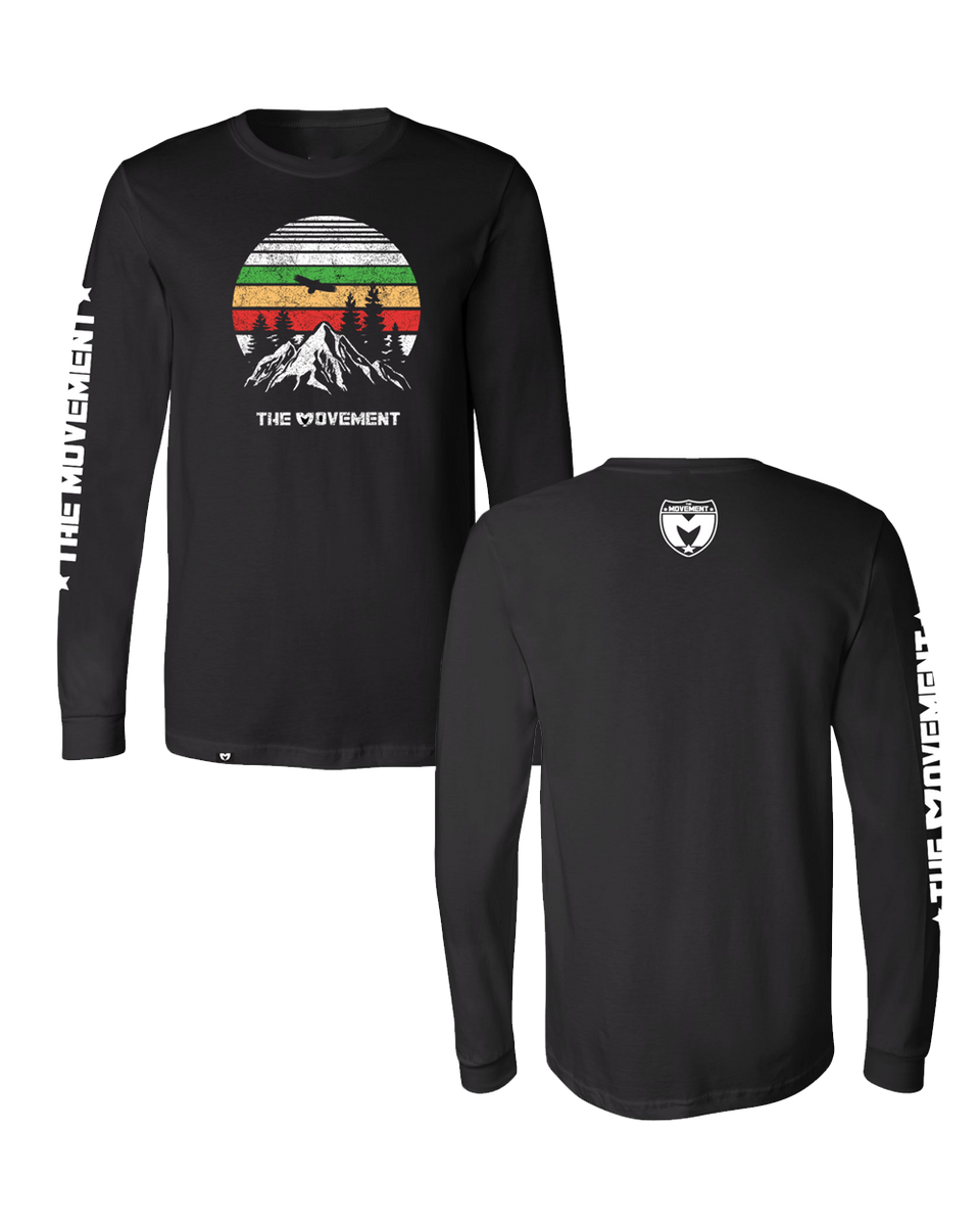 Mountain Long Sleeve (Black) – The Movement Store